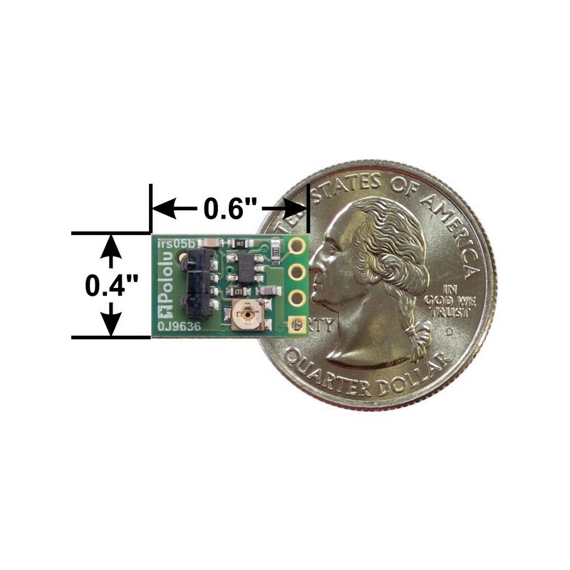 Pololu 38 kHz IR Proximity Sensor, Fixed Gain, Low Brightness